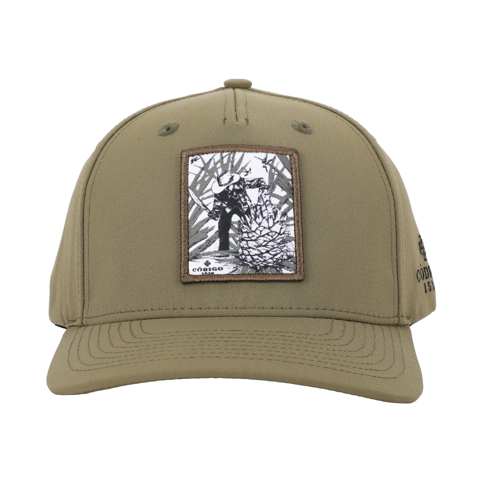 Mezcal Logo Graphic Patch Hat Olive – Código1530 SG